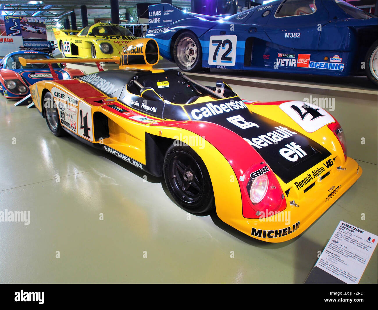 The 1978 Renault Alpine A 442 B Turbo is a race car equipped with a ...