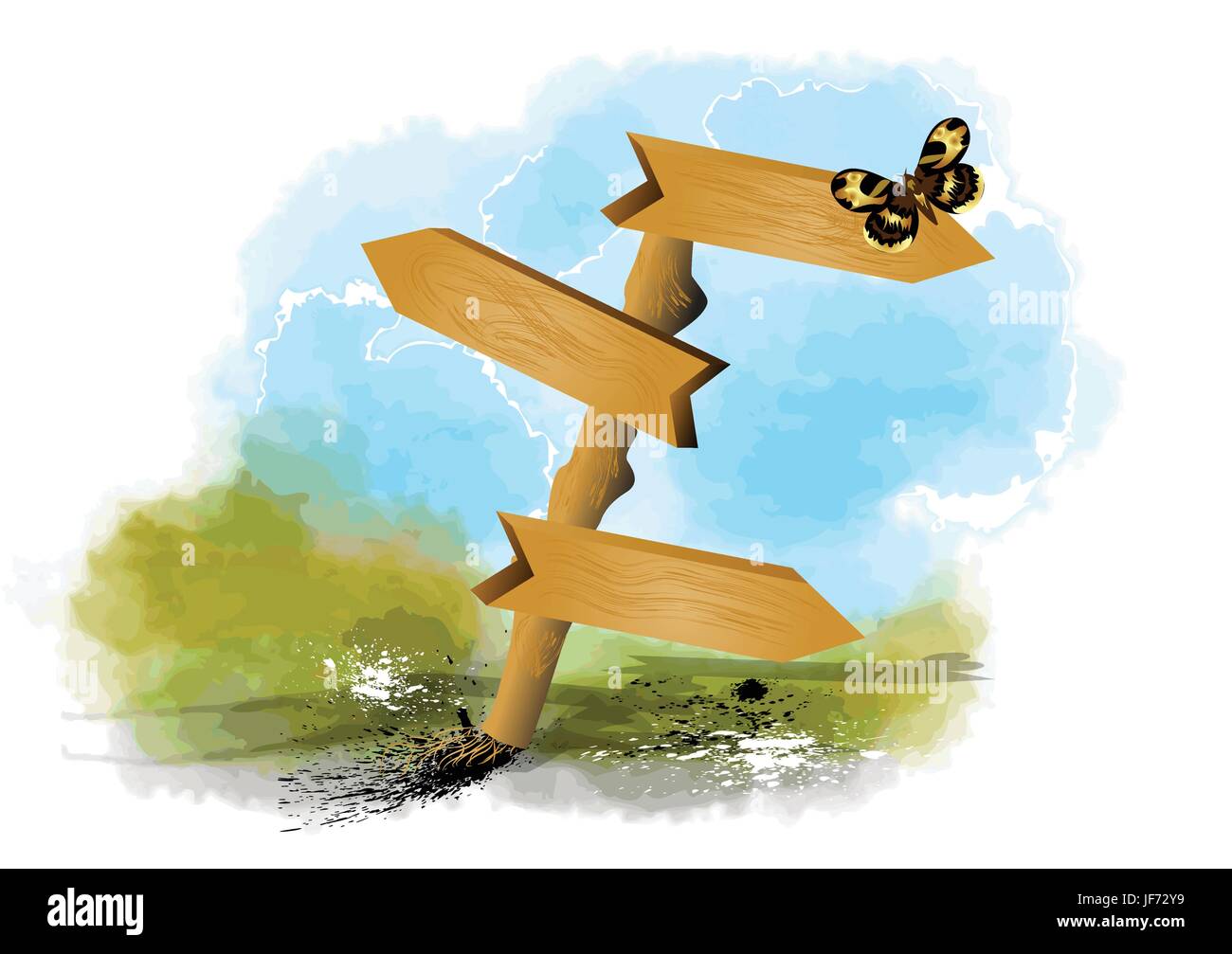 Butterfly on plate Cut Out Stock Images & Pictures - Alamy