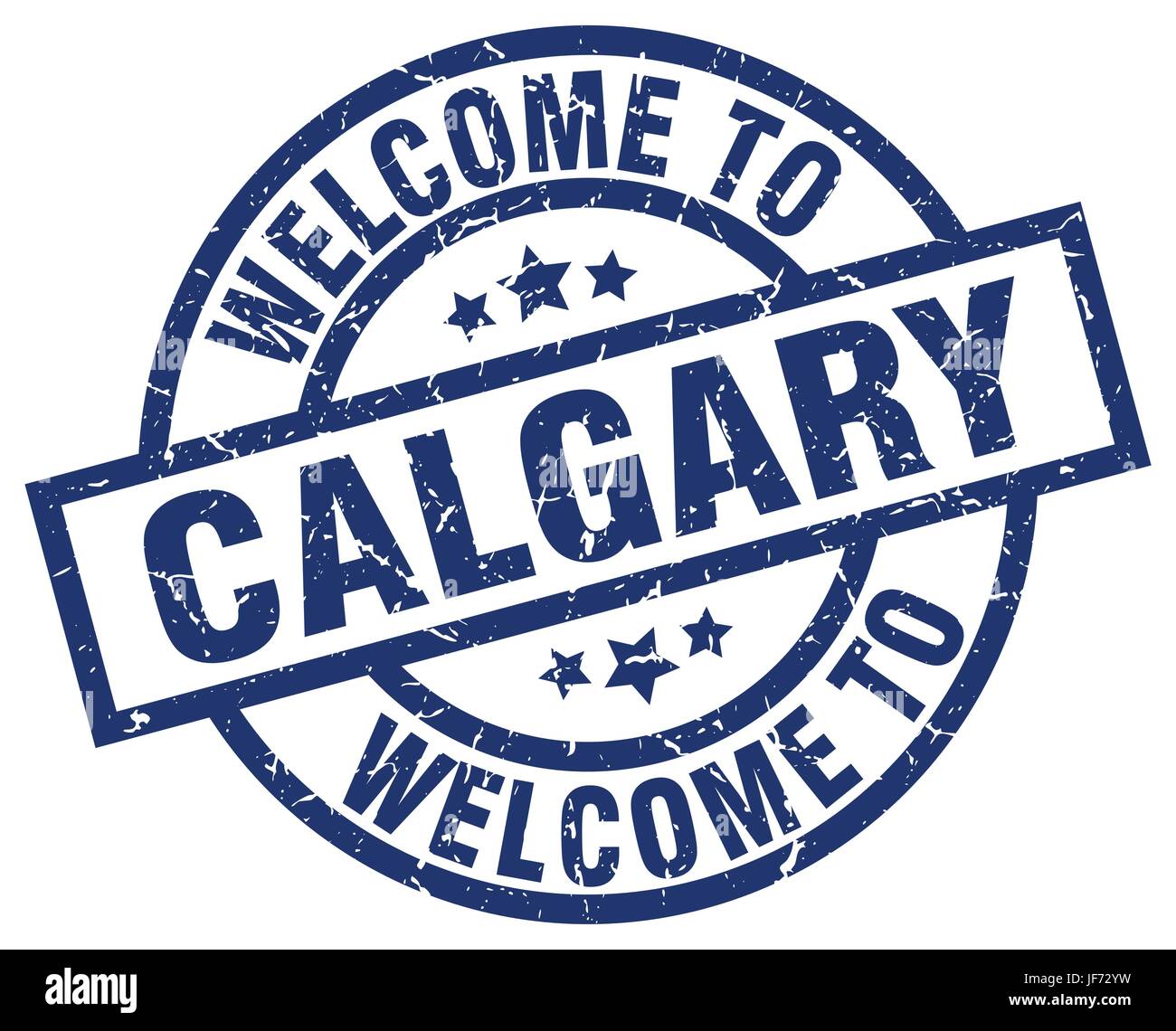 welcome to Calgary blue stamp Stock Vector Image & Art - Alamy