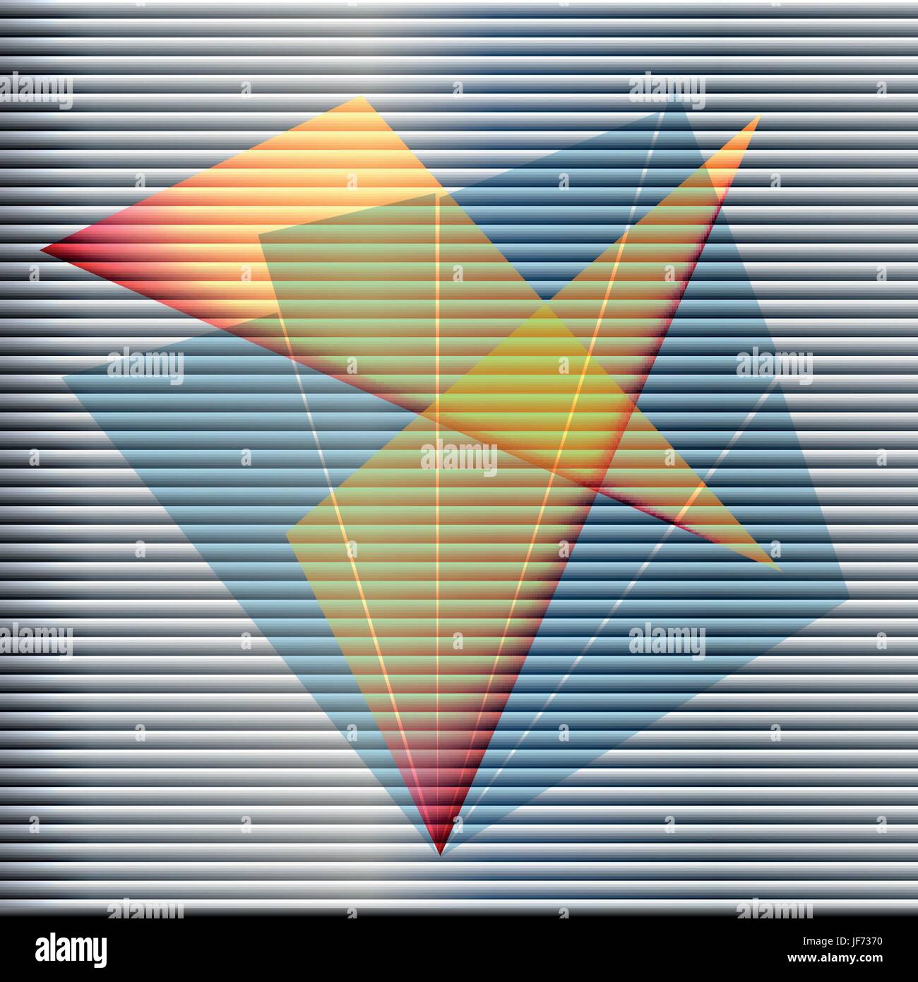Metal triangles hi-res stock photography and images - Alamy