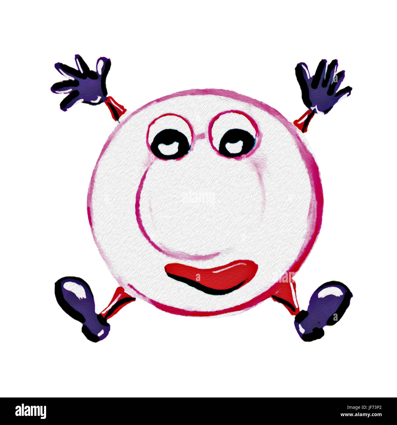 Hand drawn character man Cut Out Stock Images & Pictures - Alamy