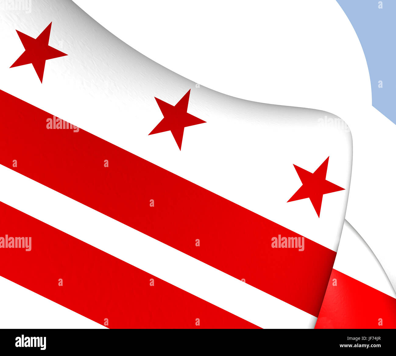 Flag of Washington, D.C Stock Photo - Alamy