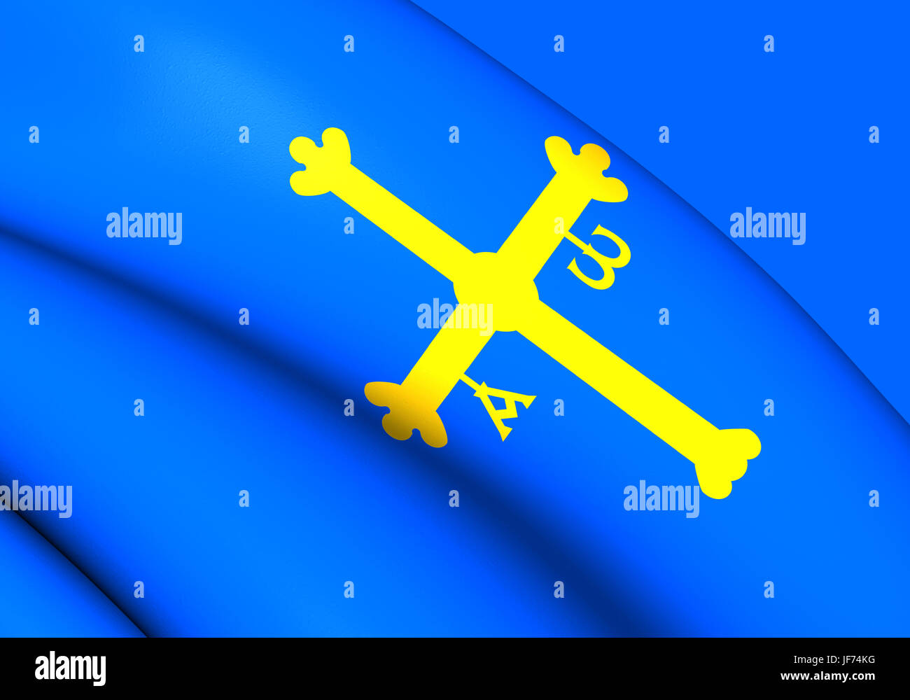 Flag of the region asturias hi-res stock photography and images - Alamy