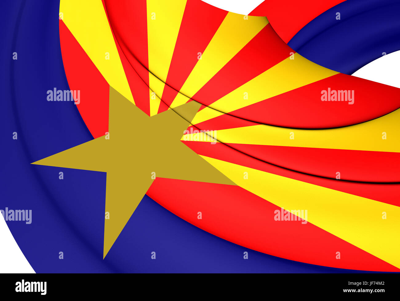 Flag of Arizona, USA Stock Photo - Alamy