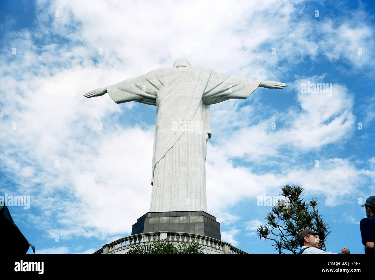 Low angle view of statue of Jesus Christ Stock Photo - Alamy