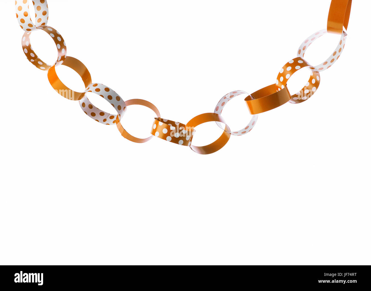 Studio shot of paper chain Stock Photo - Alamy