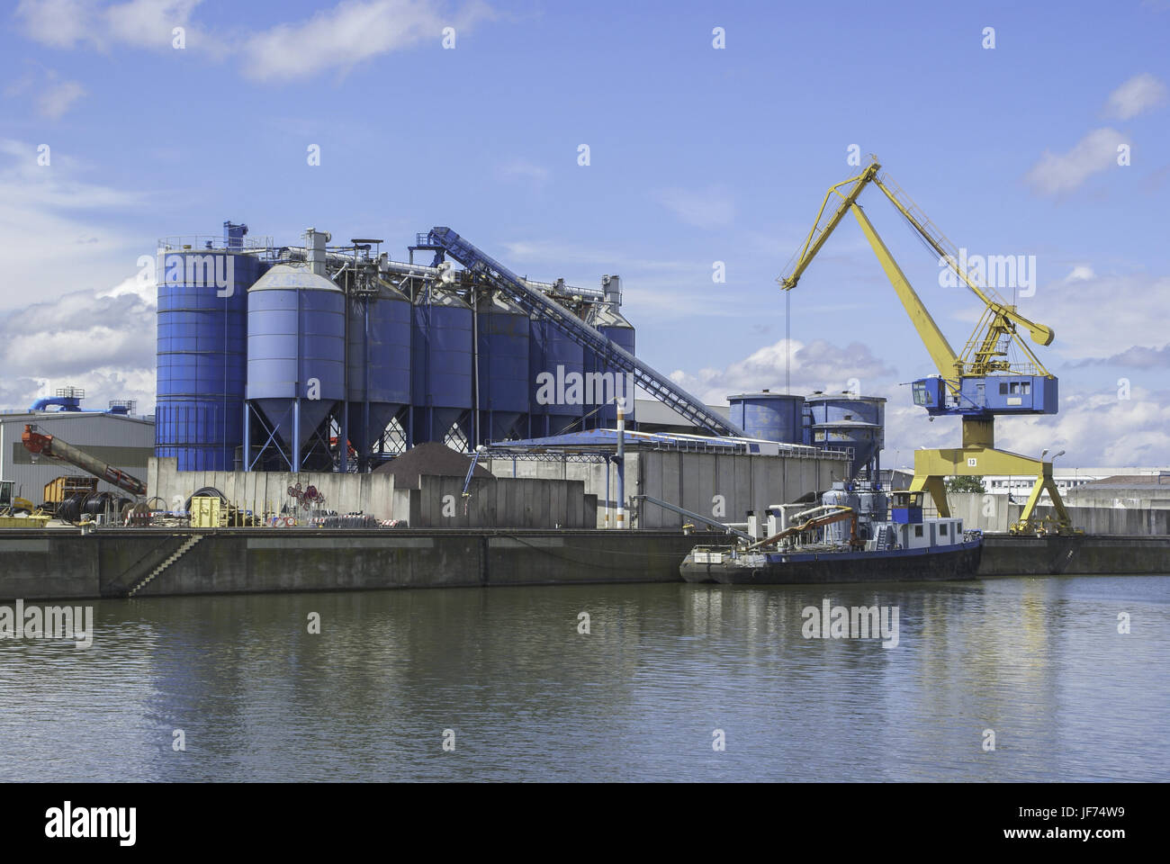 Inland port of Nuremberg, Germany, Bavaria Stock Photo - Alamy