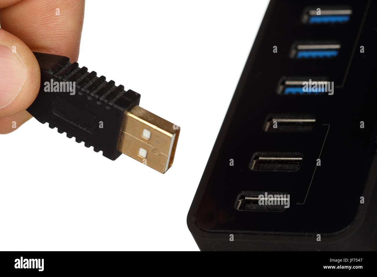 connecting a plug Stock Photo - Alamy