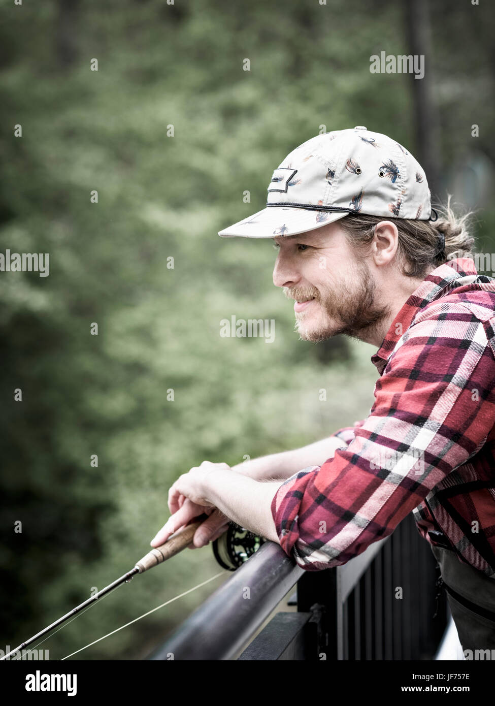 Portrait of fisherman Stock Photo - Alamy