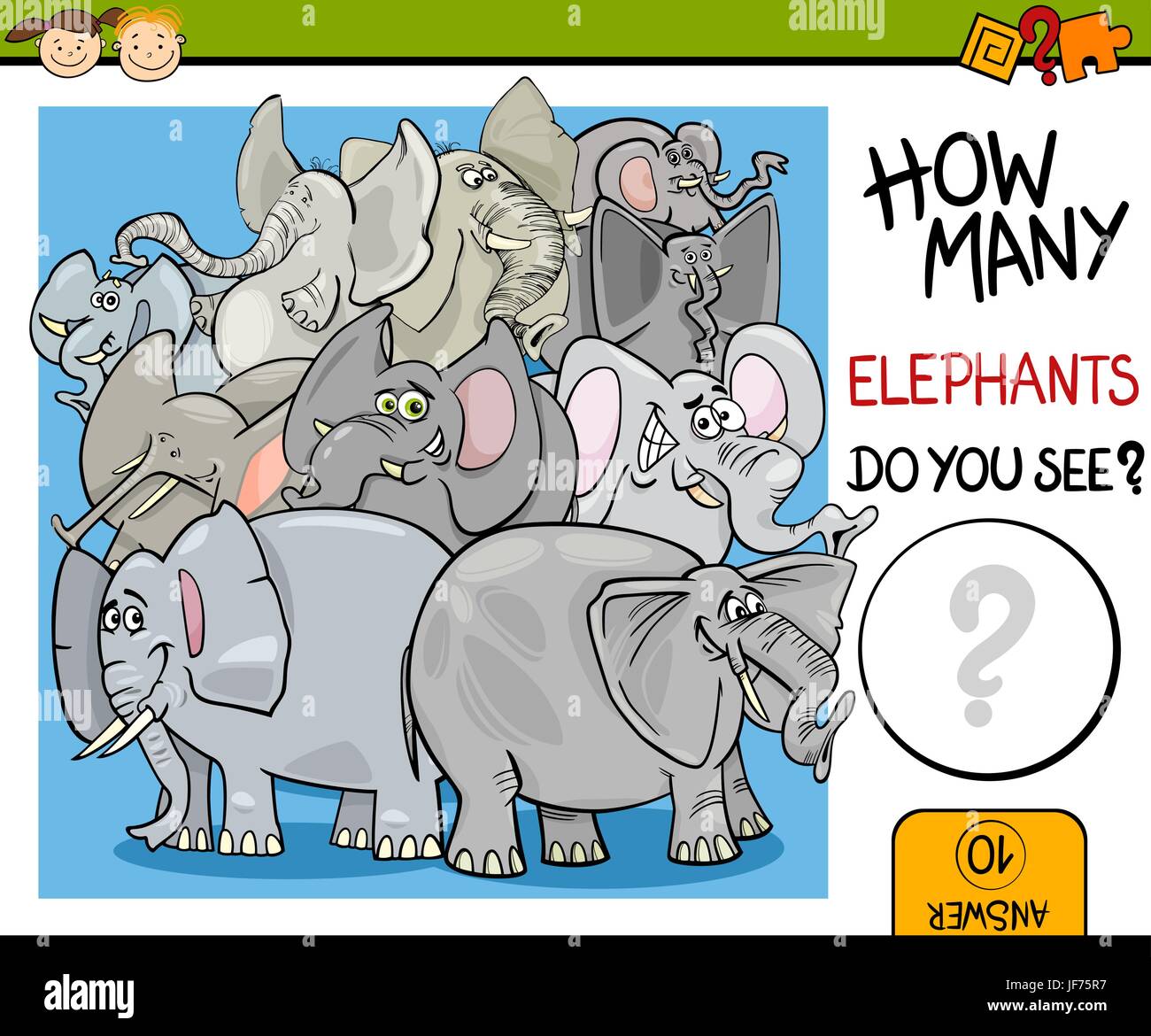 calculation, education, illustration, count, cartoon, numbering, puzzle ...