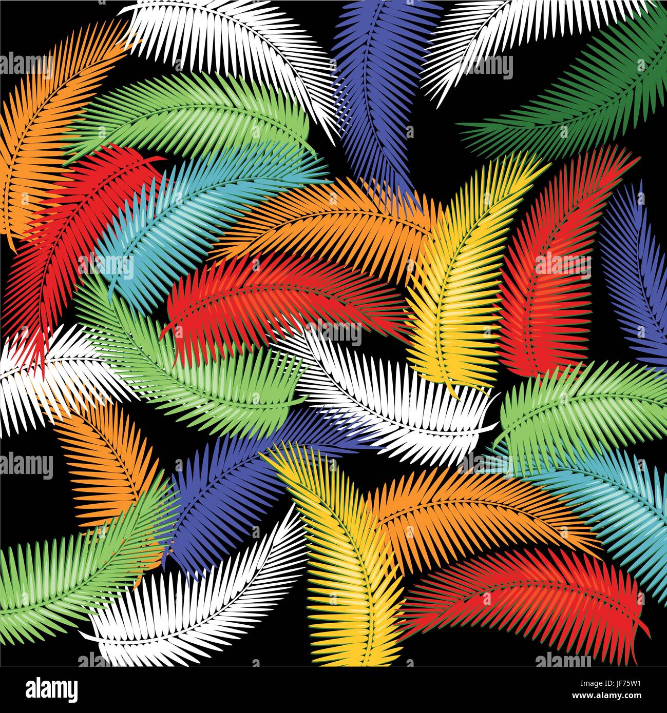 tropical vegetation patterns Stock Vector Image & Art - Alamy