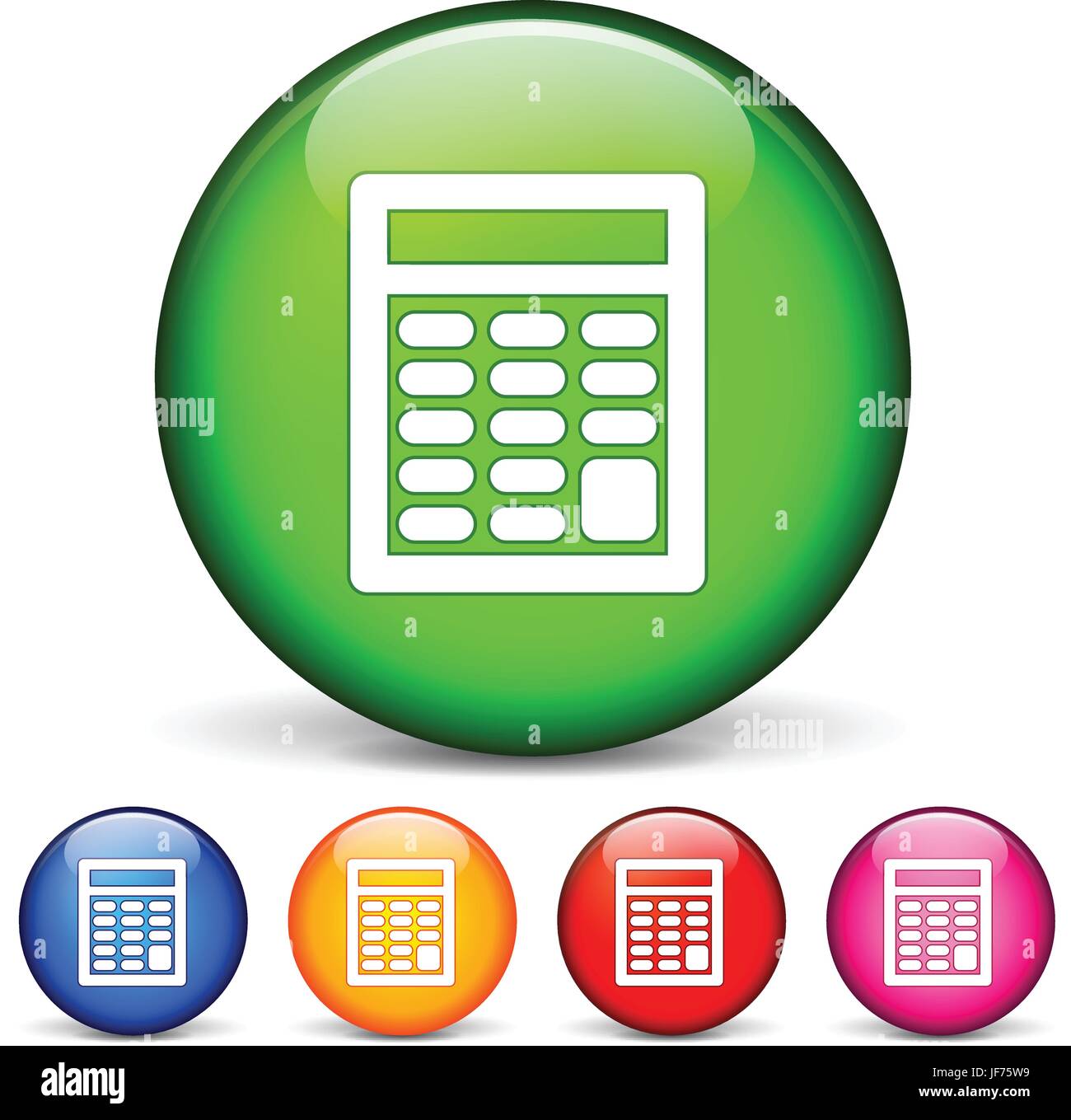 calculator, button, icon, vector, quotation, internet, www ...