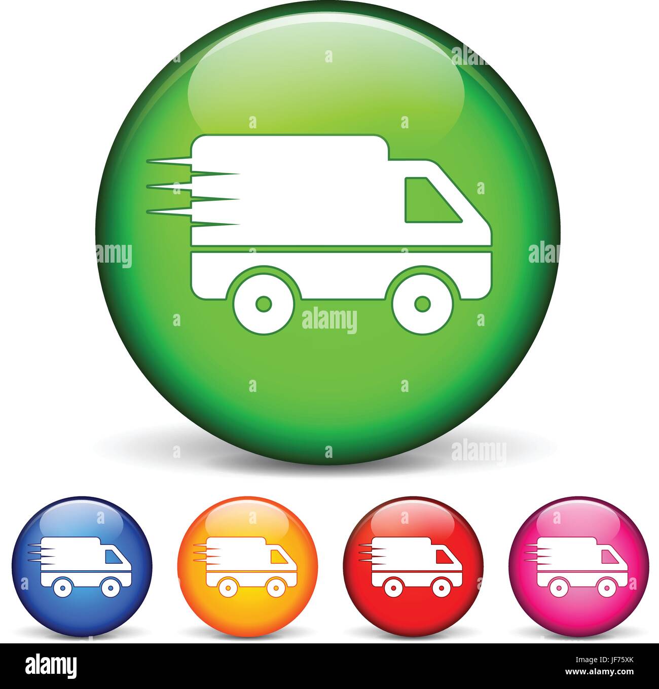 button, icon, vector, icons, shipping, truck, lorry, internet, www ...