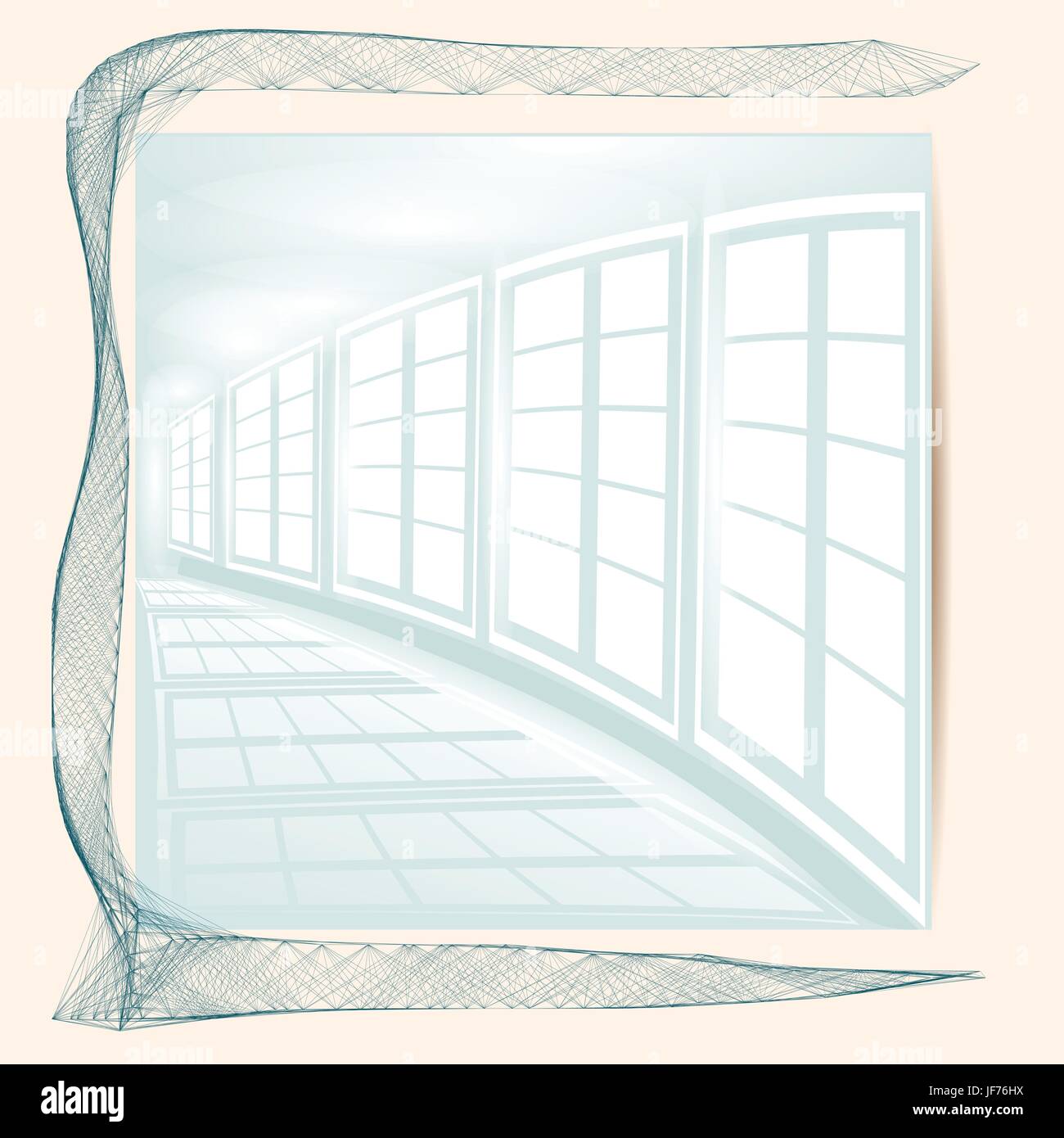 hall, house, building, corridor, architectural, modern, modernity ...