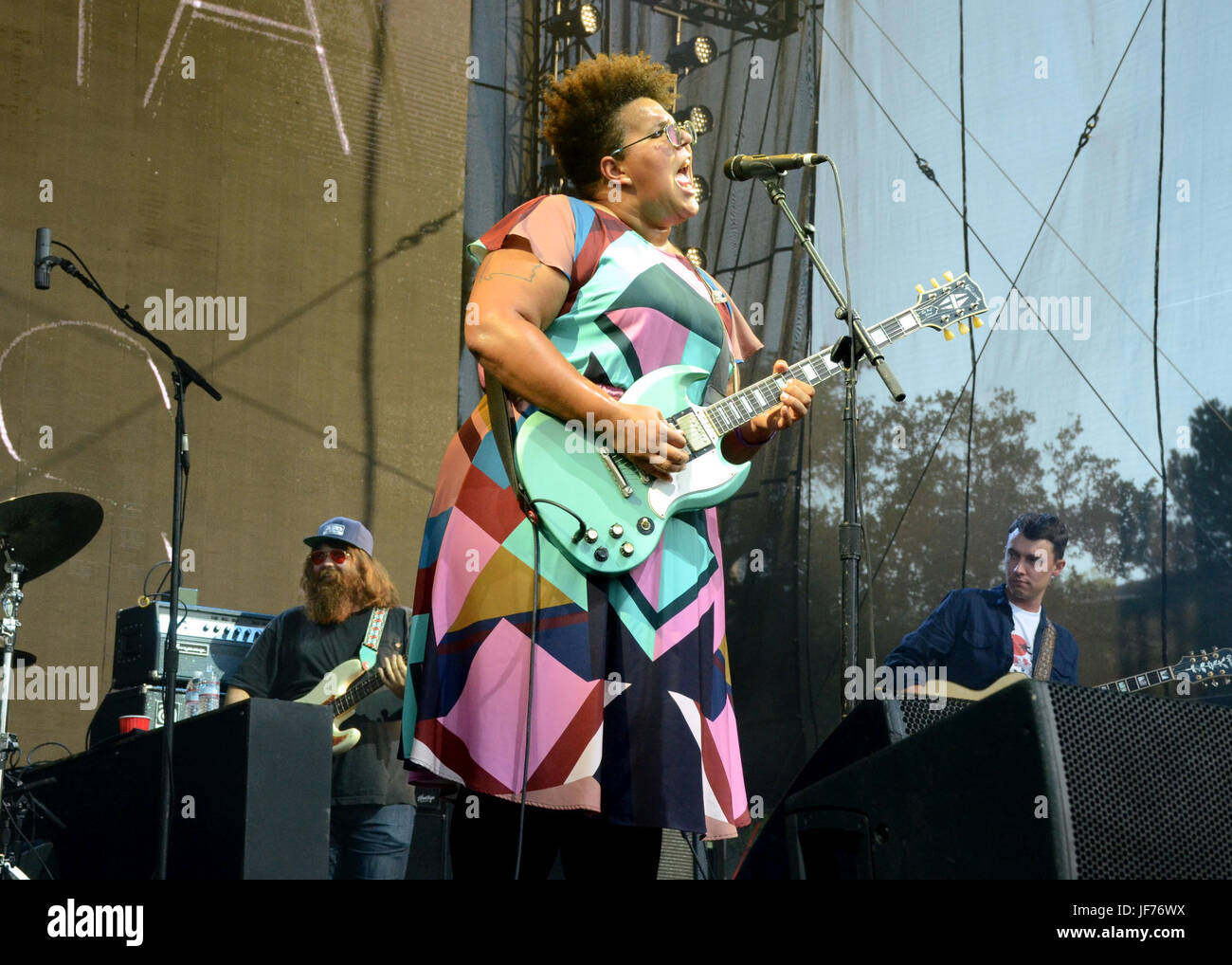 Brittany Howard singer Alabama Shakes performs onstage during Arroyo ...