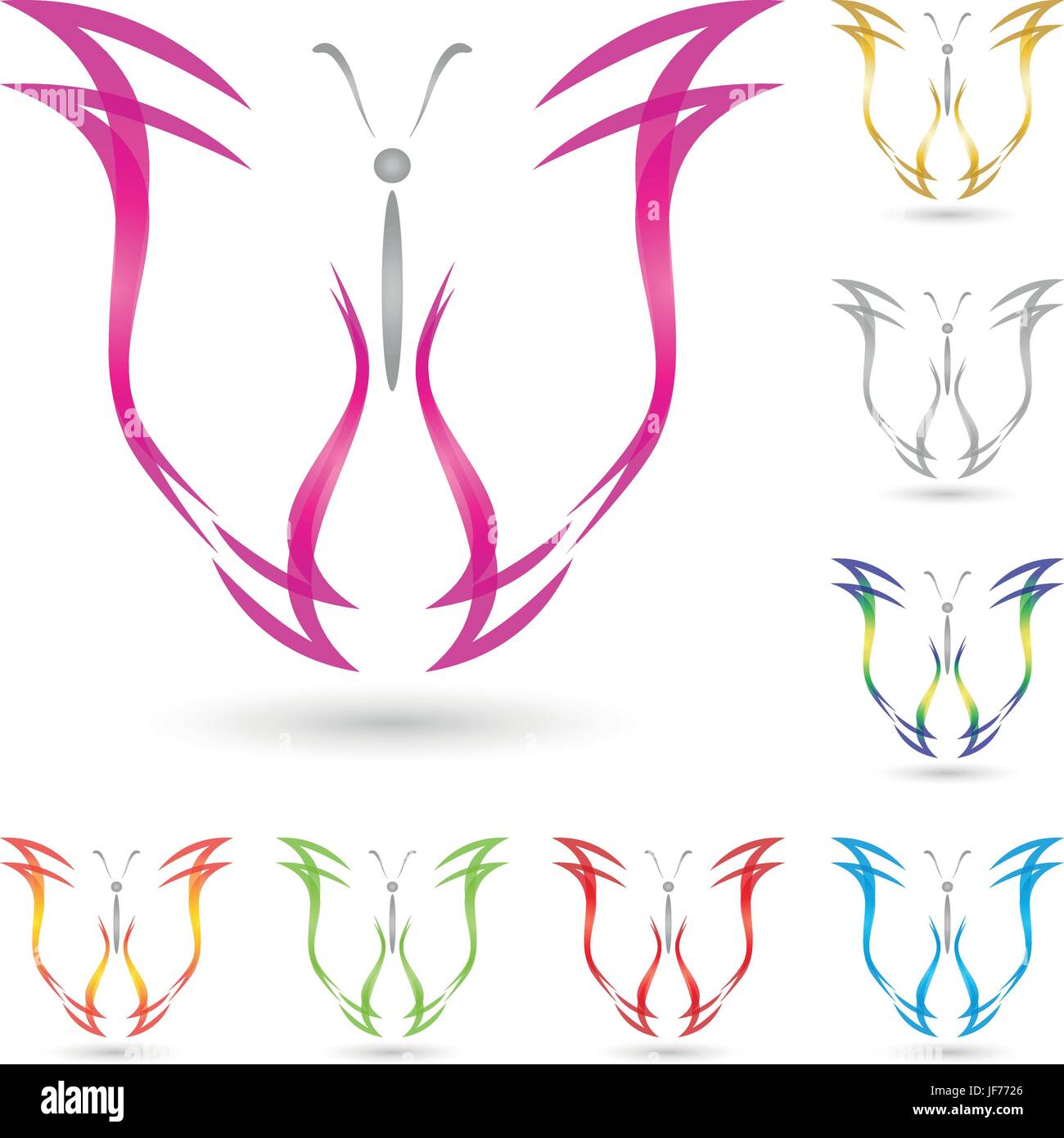 health, insect, butterfly, animals, treatment, logogram, balm ...