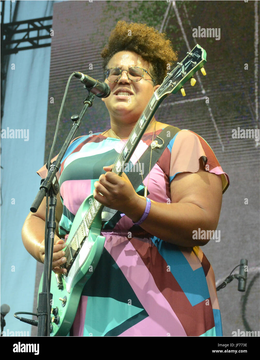 Brittany Howard singer Alabama Shakes performs onstage during Arroyo ...