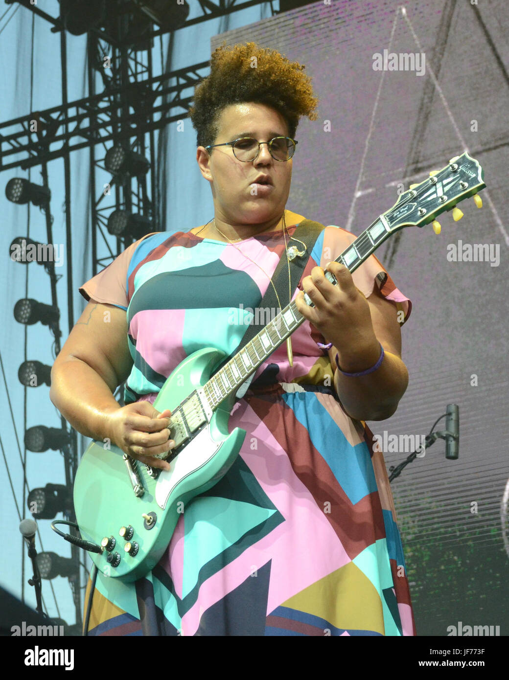 Brittany Howard singer Alabama Shakes performs onstage during Arroyo ...
