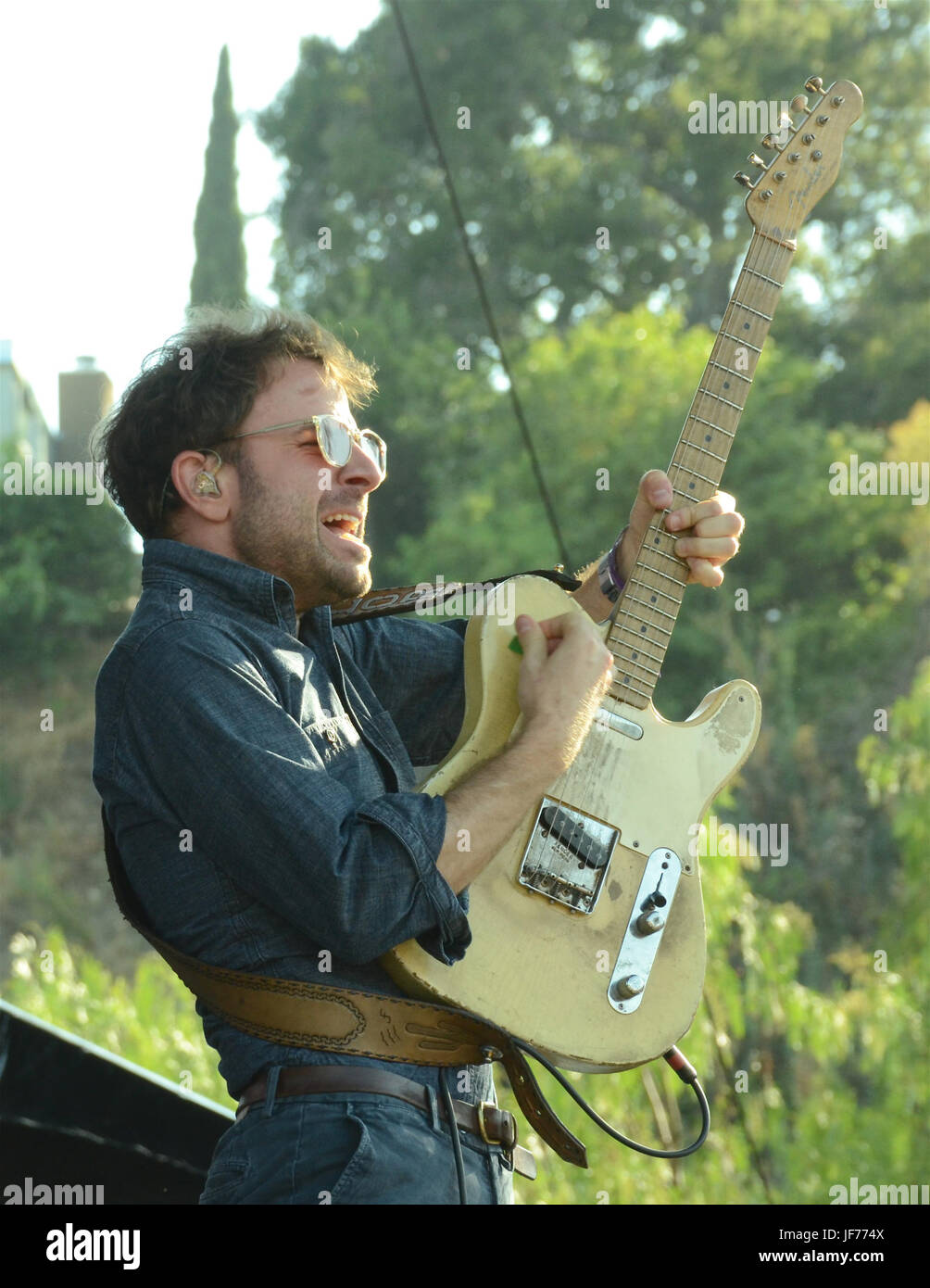Taylor Goldsmith singer Dawes performs onstage during Arroyo Seco ...
