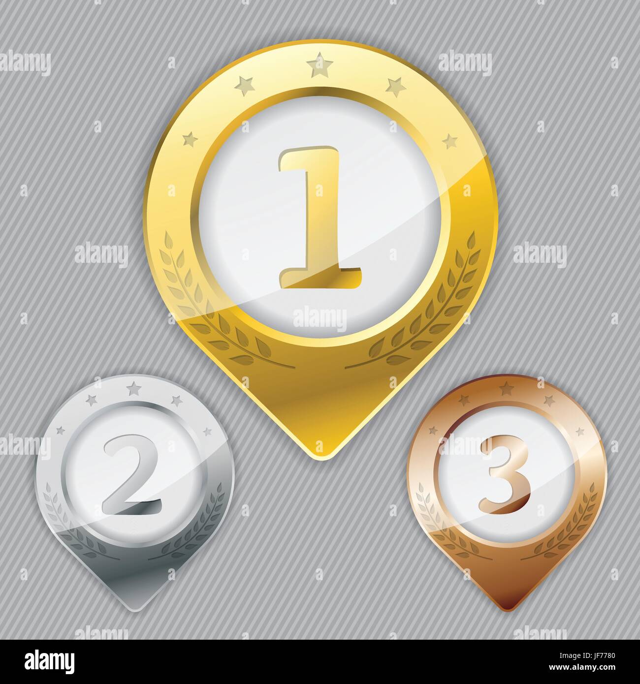 leaf, emblem, silver, achievement, golden, illustration, party ...