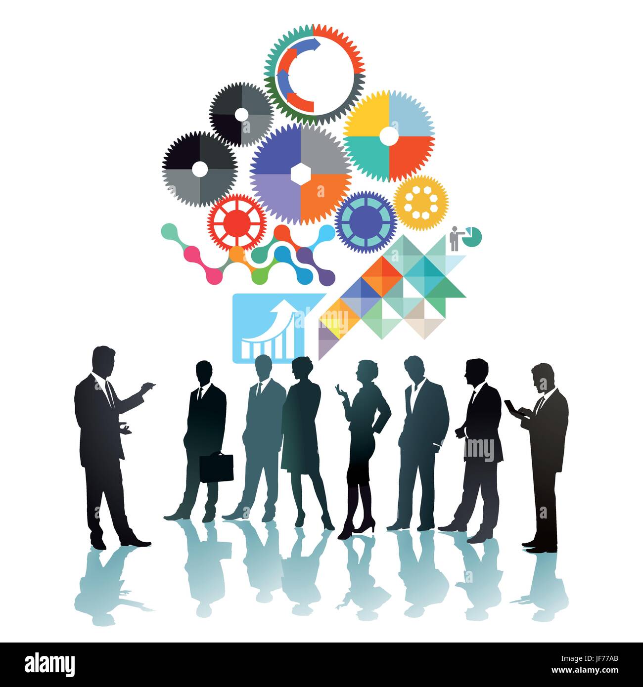 Cooperation vector vectors hi-res stock photography and images - Alamy