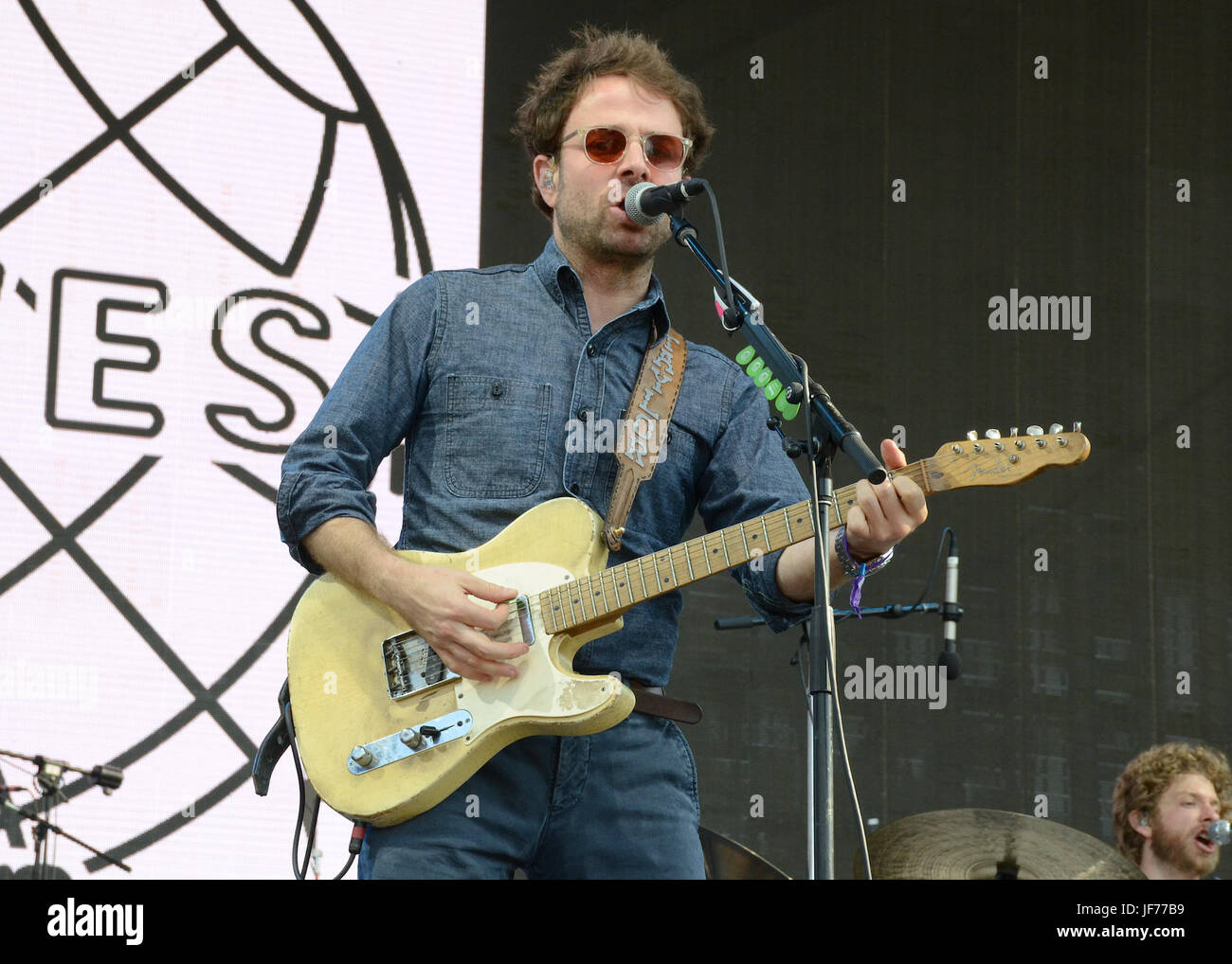 Taylor Goldsmith singer Dawes performs onstage during Arroyo Seco ...
