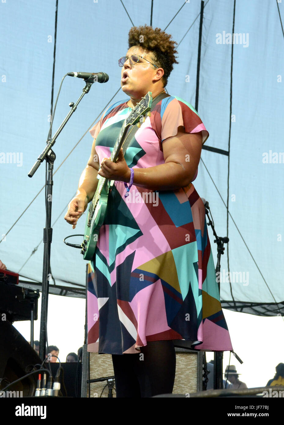 Brittany Howard singer Alabama Shakes performs onstage during Arroyo ...