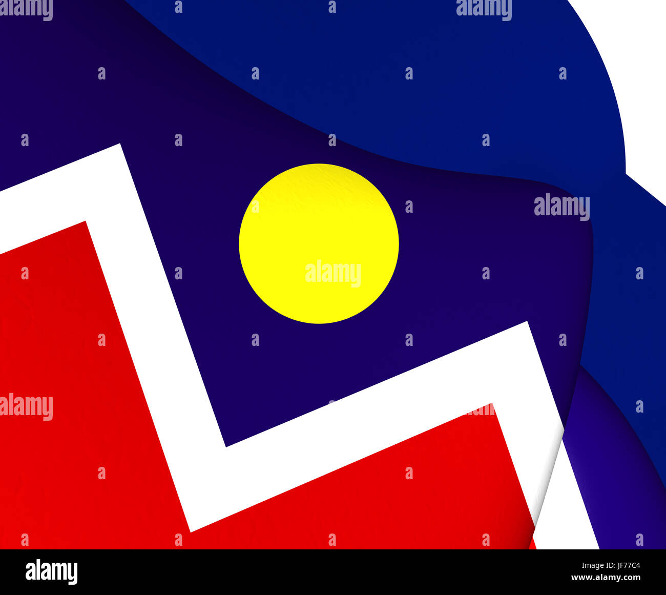 Flag of Denver, USA Stock Photo - Alamy