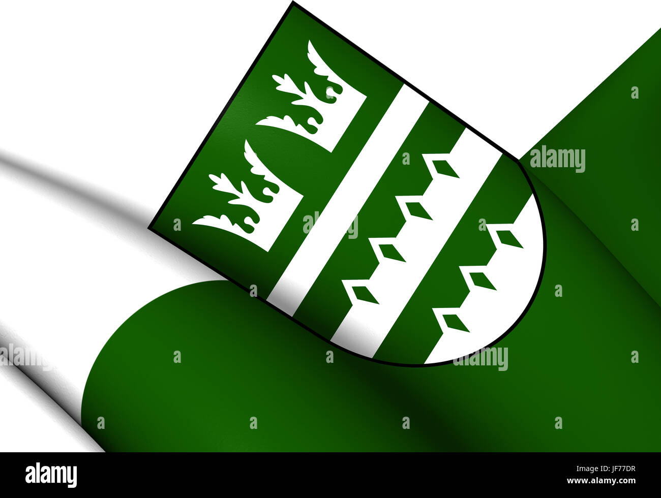 3d flag of the graz hi-res stock photography and images - Alamy