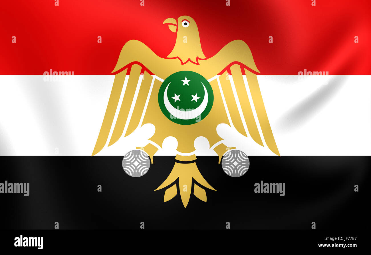 Flag of Egypt (1952-1958 Stock Photo - Alamy