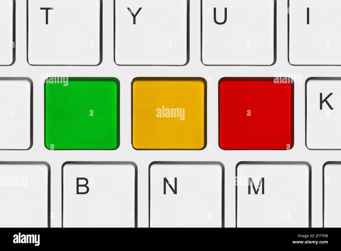 Computer keyboard blank keys hi-res stock photography and images - Alamy