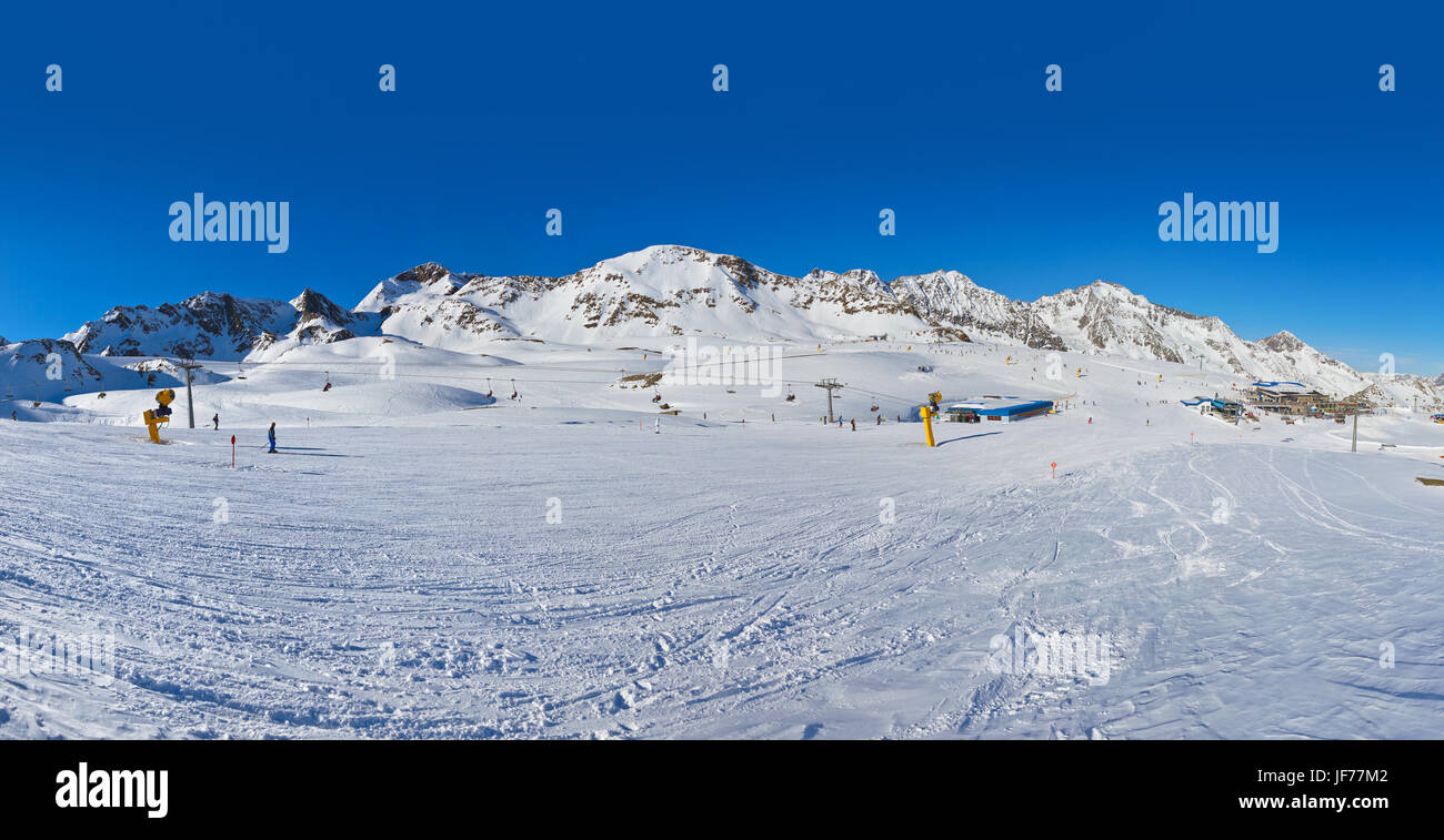 Mountains ski resort - Innsbruck Austria Stock Photo - Alamy
