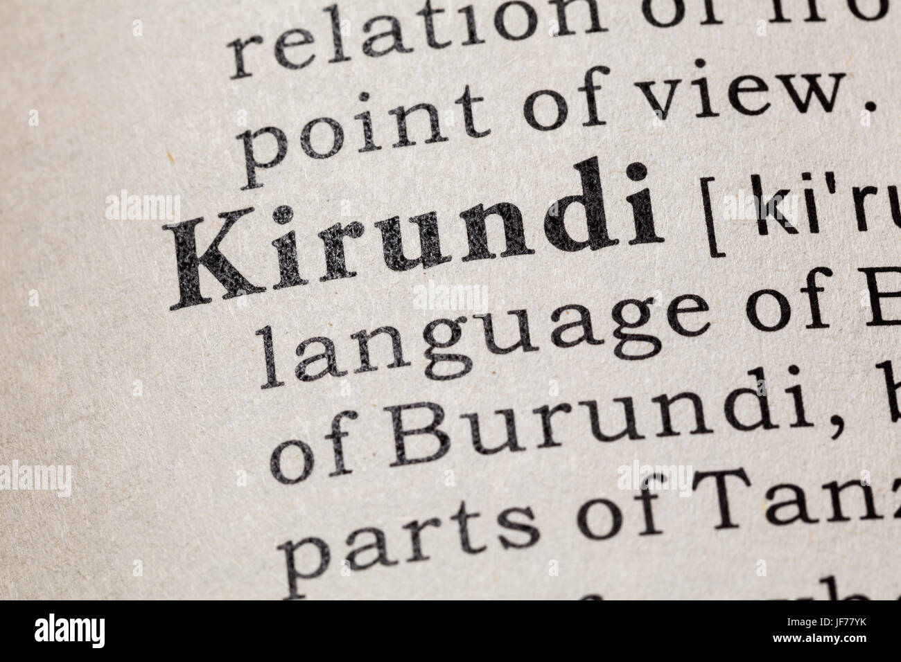 Fake Dictionary, Dictionary definition of the word Kirundi. including ...