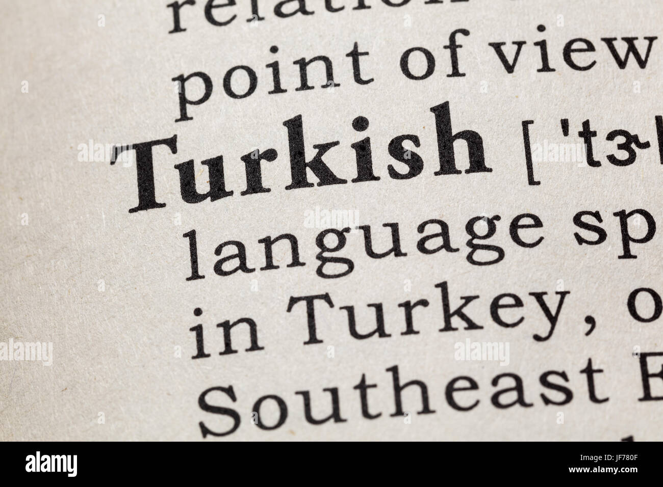 Fake Dictionary, Dictionary definition of the word Turkish. including ...