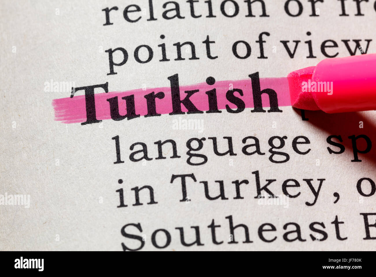 Fake Dictionary, Dictionary definition of the word Turkish. including ...