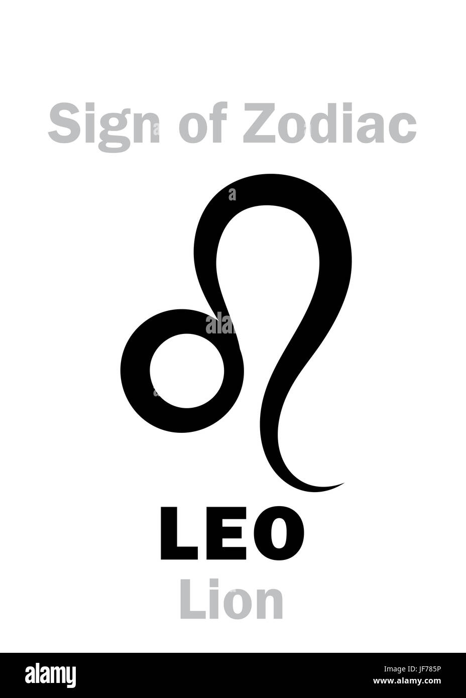Lion zodiac hi-res stock photography and images - Alamy