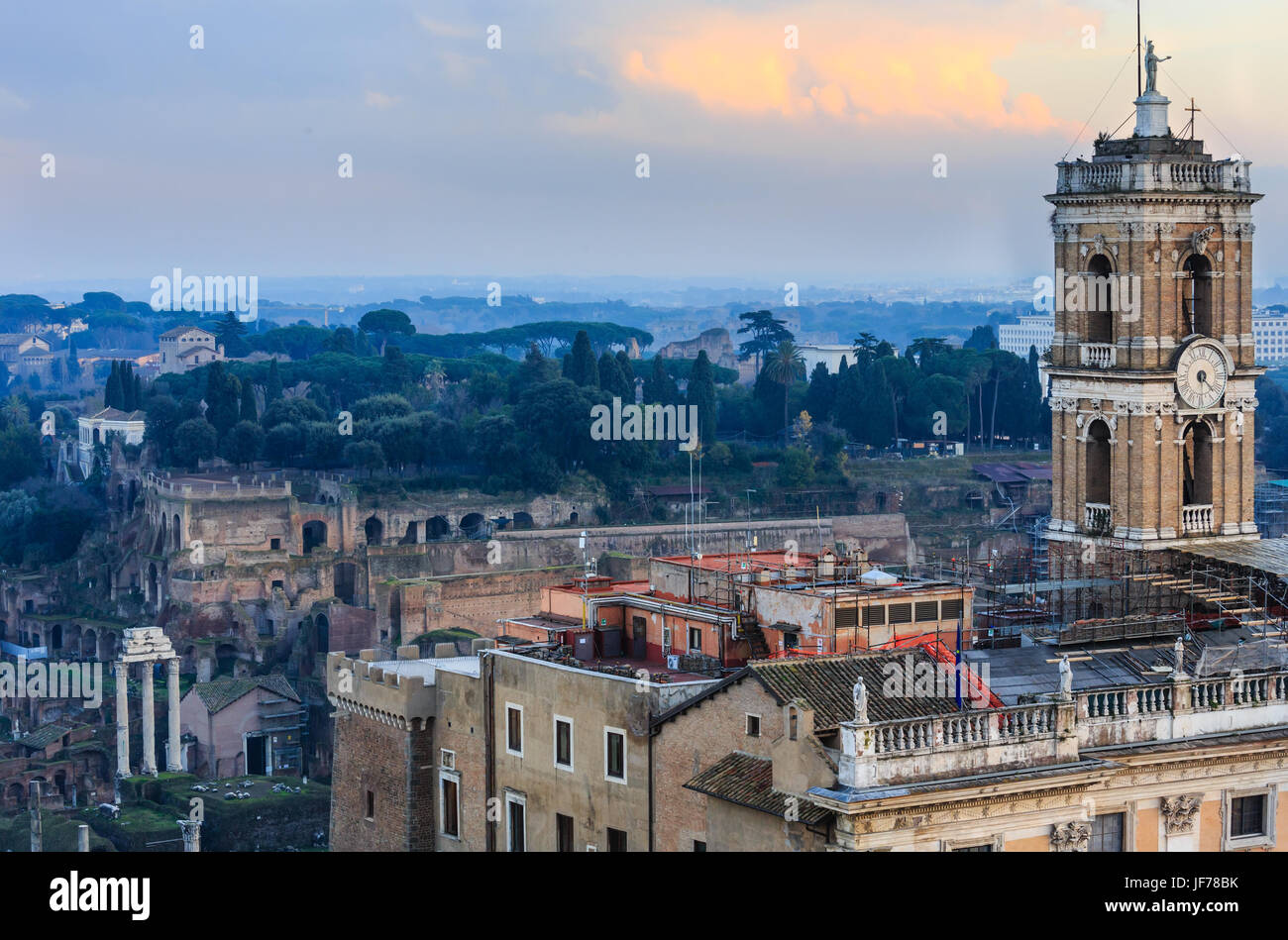 Rome City view, Italy Stock Photo - Alamy