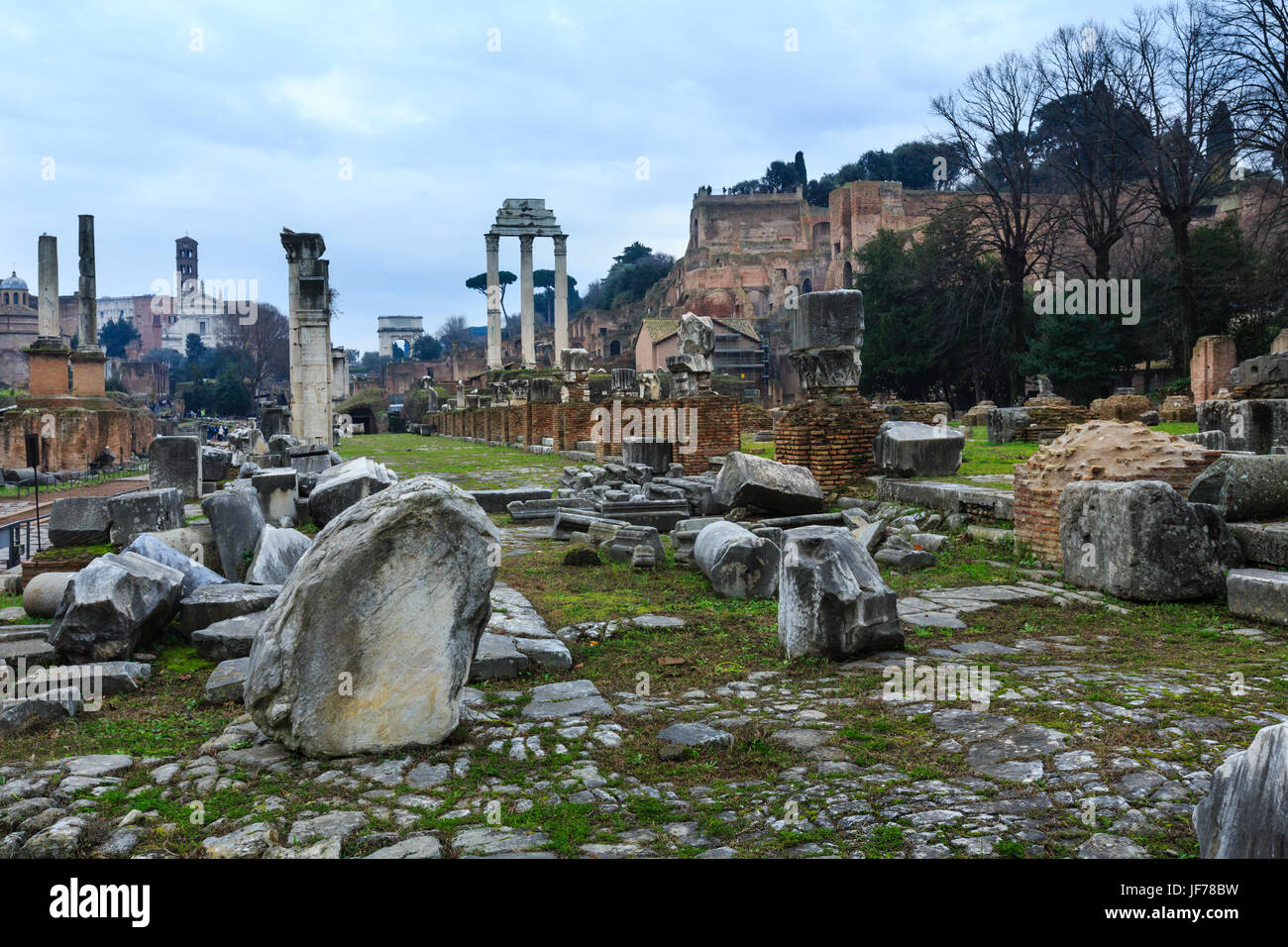 Roman Forum in Rome, Italy Stock Photo - Alamy