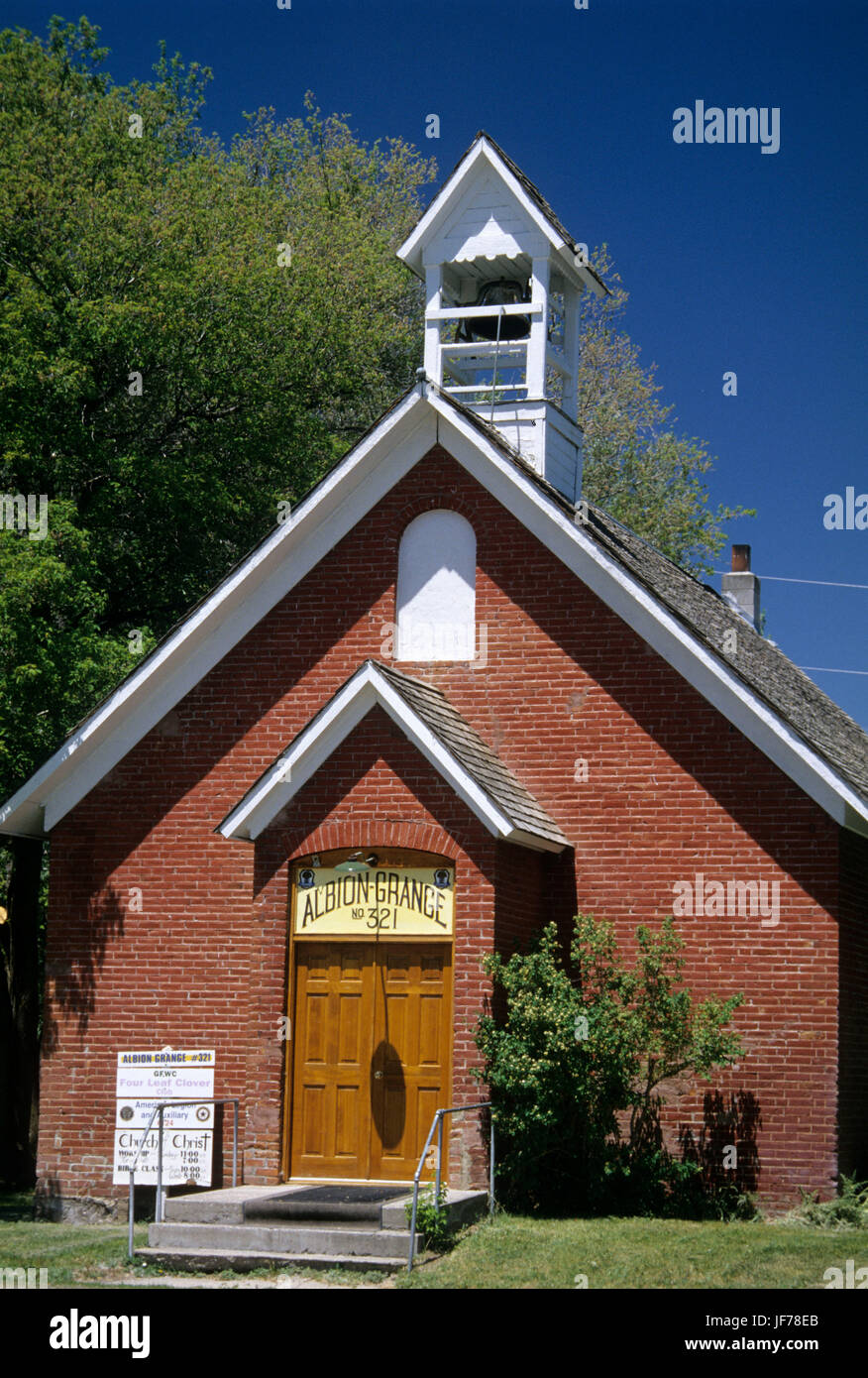 Albion Grange, Albion, Idaho Stock Photo - Alamy