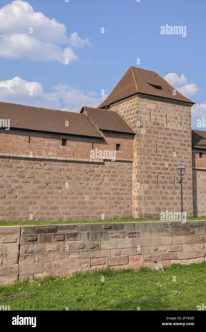 Gate tower in the old town of nuremberg hi-res stock photography and ...