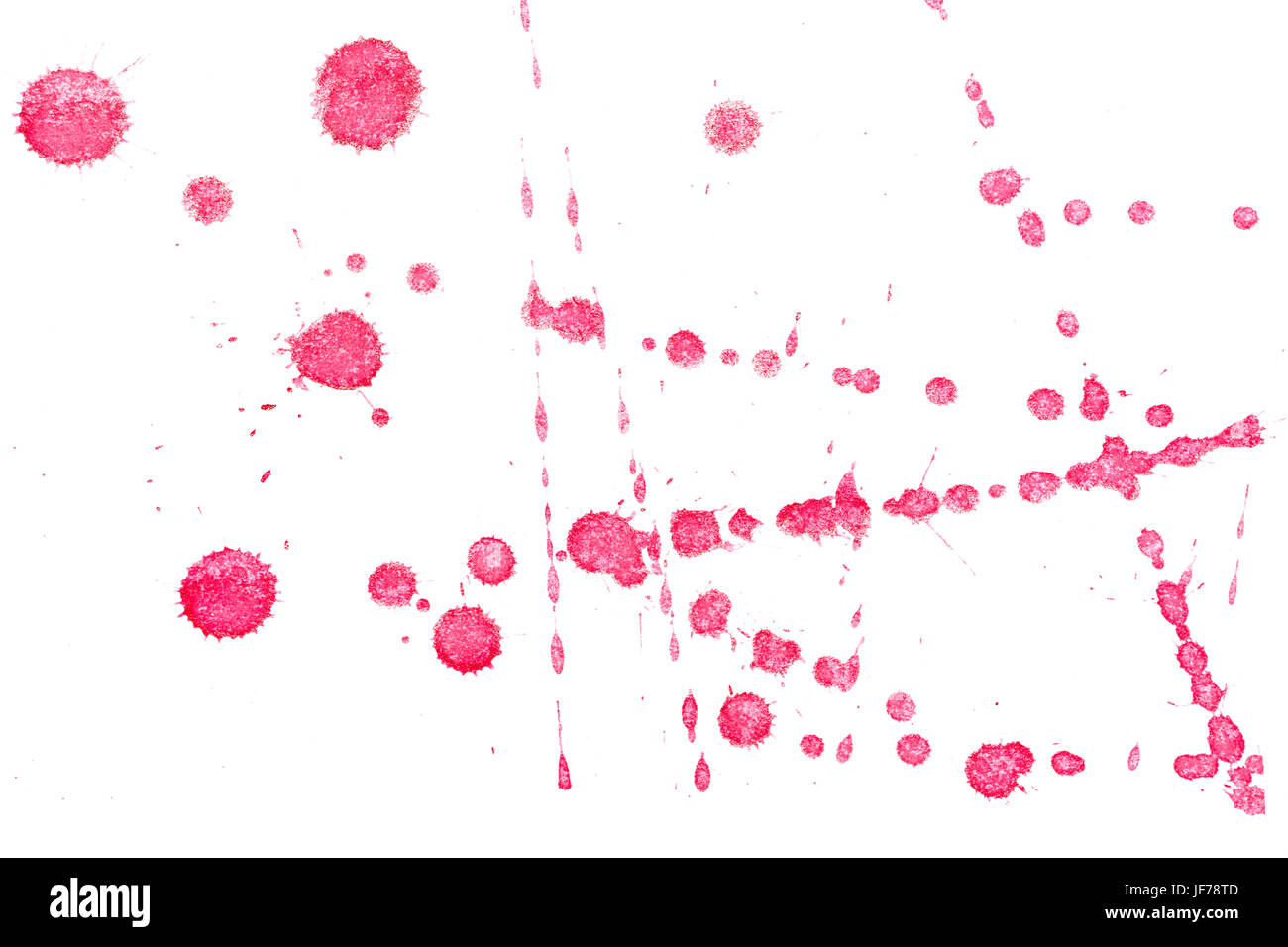 Abstract red ink splash. Ink blots. Elements of design. Water-soluble ...