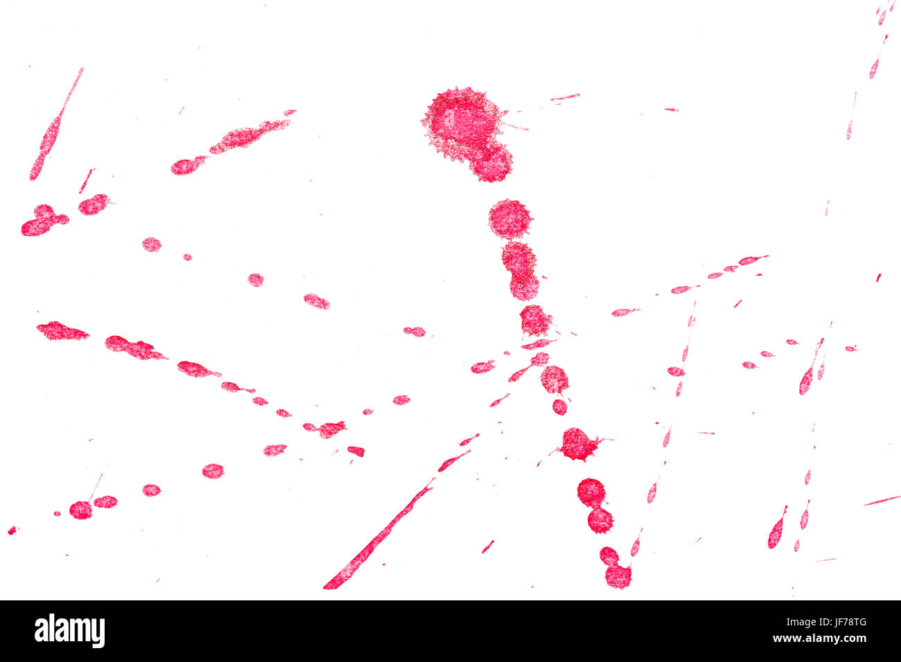Abstract red ink splash. Ink blots. Elements of design. Water-soluble ...