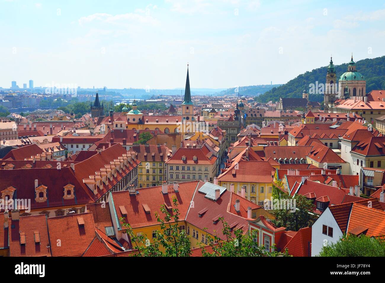 Rooftops prague skyline horizon hi-res stock photography and images - Alamy