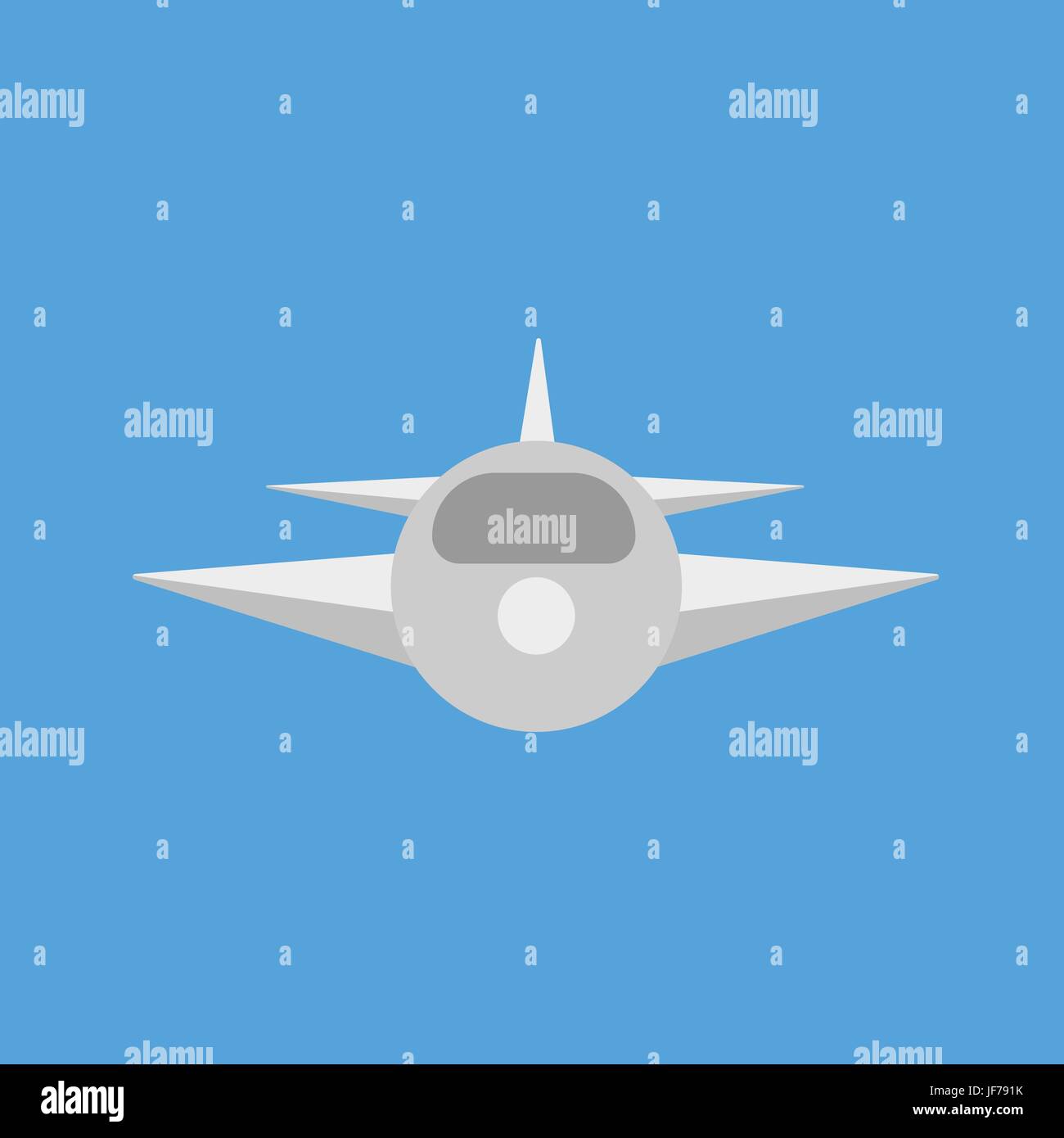 Business charter airplane Stock Vector Images - Alamy