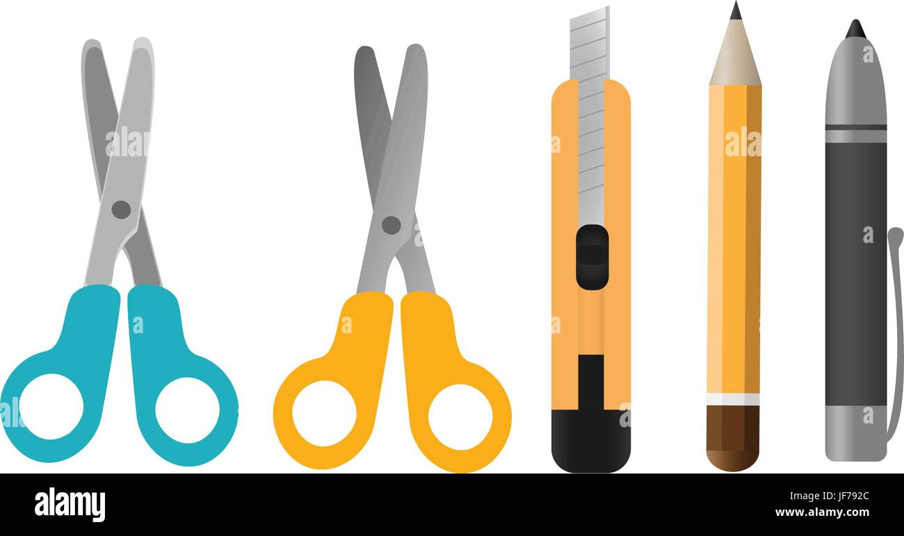Stationery elements set Stock Vector Image & Art - Alamy