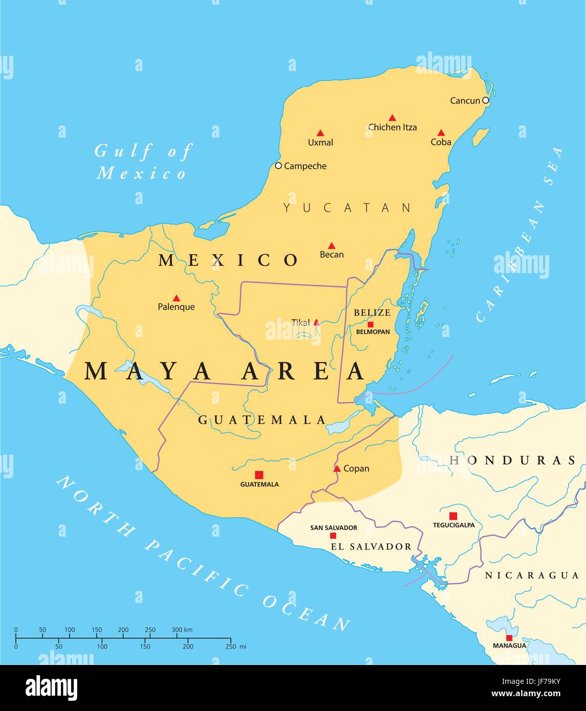 Map Of Mesoamerica And South America