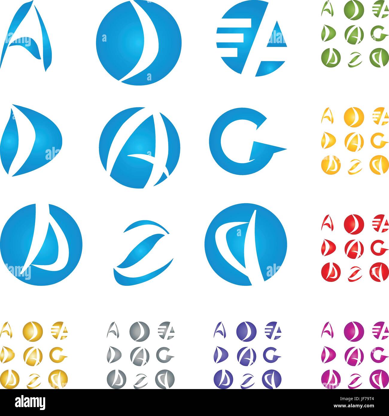 Buchstaben logos Stock Vector Images - Alamy