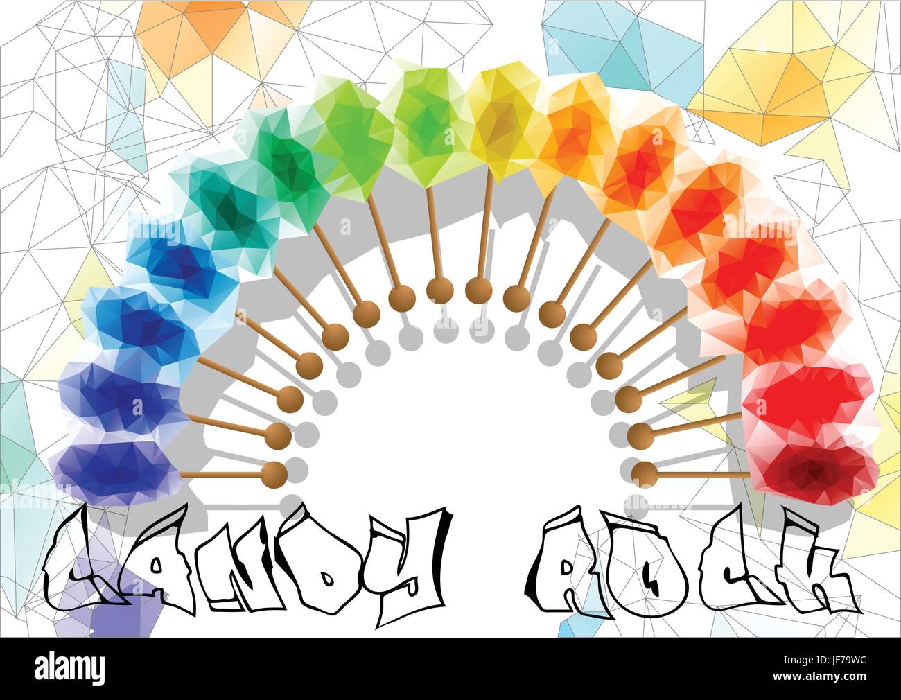 Crystallized sugar Stock Vector Images - Alamy