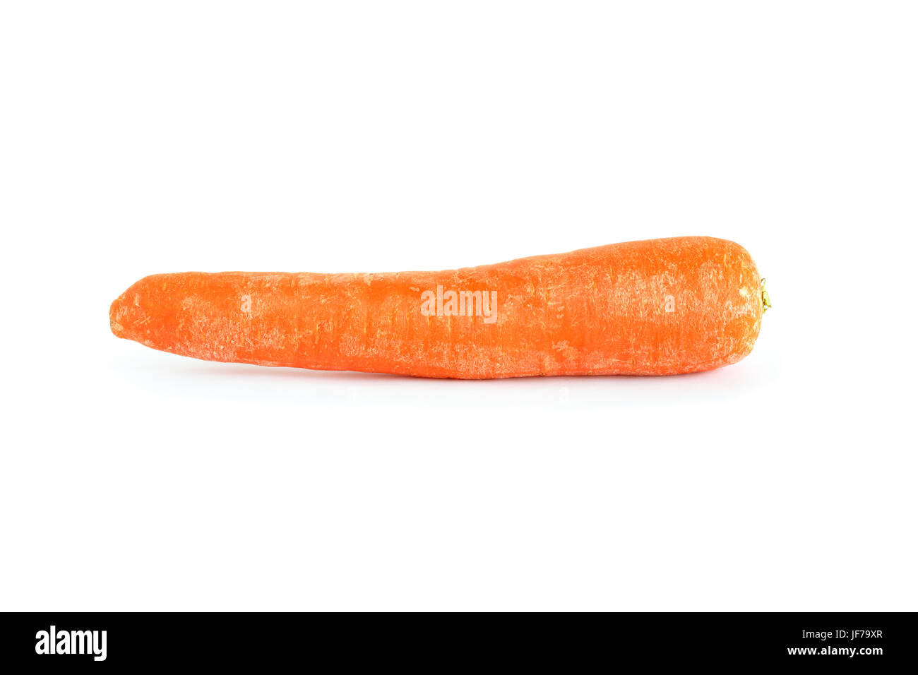 One carrot on white background. Clipping path is included Stock Photo ...