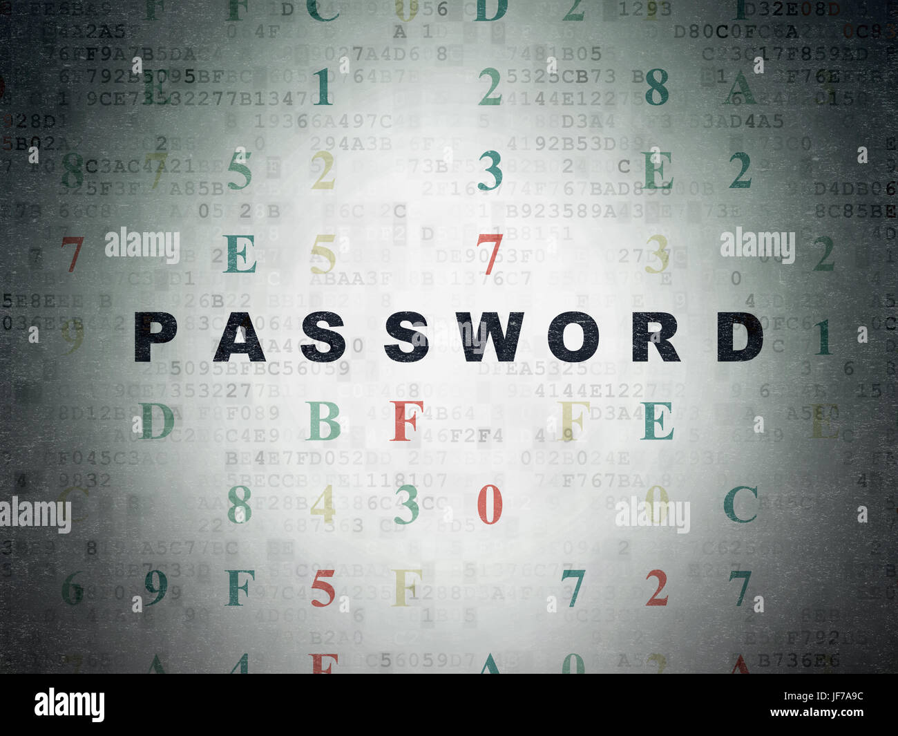Privacy concept: Password on Digital Data Paper background Stock Photo ...